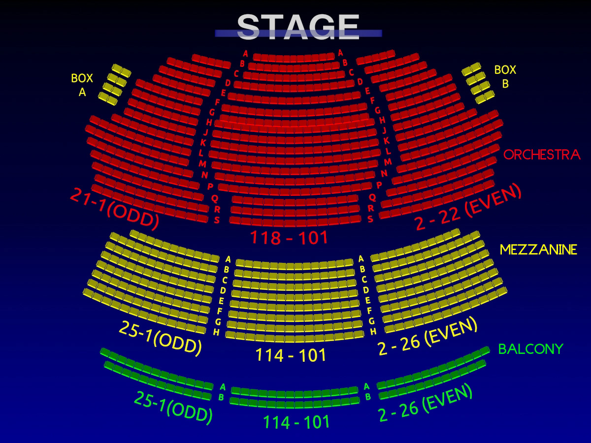 Seating Chart Walter Kerr Theatre New York New York